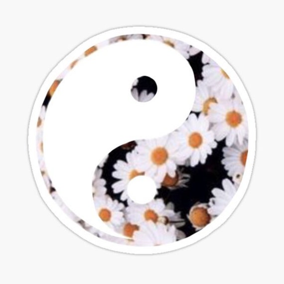 Yin Yang Sticker Decal | Etsy