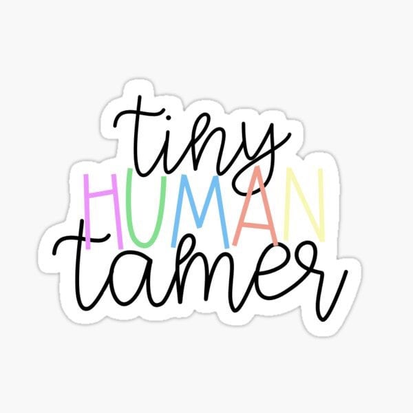 Tiny Human Tamers Sticker - Etsy
