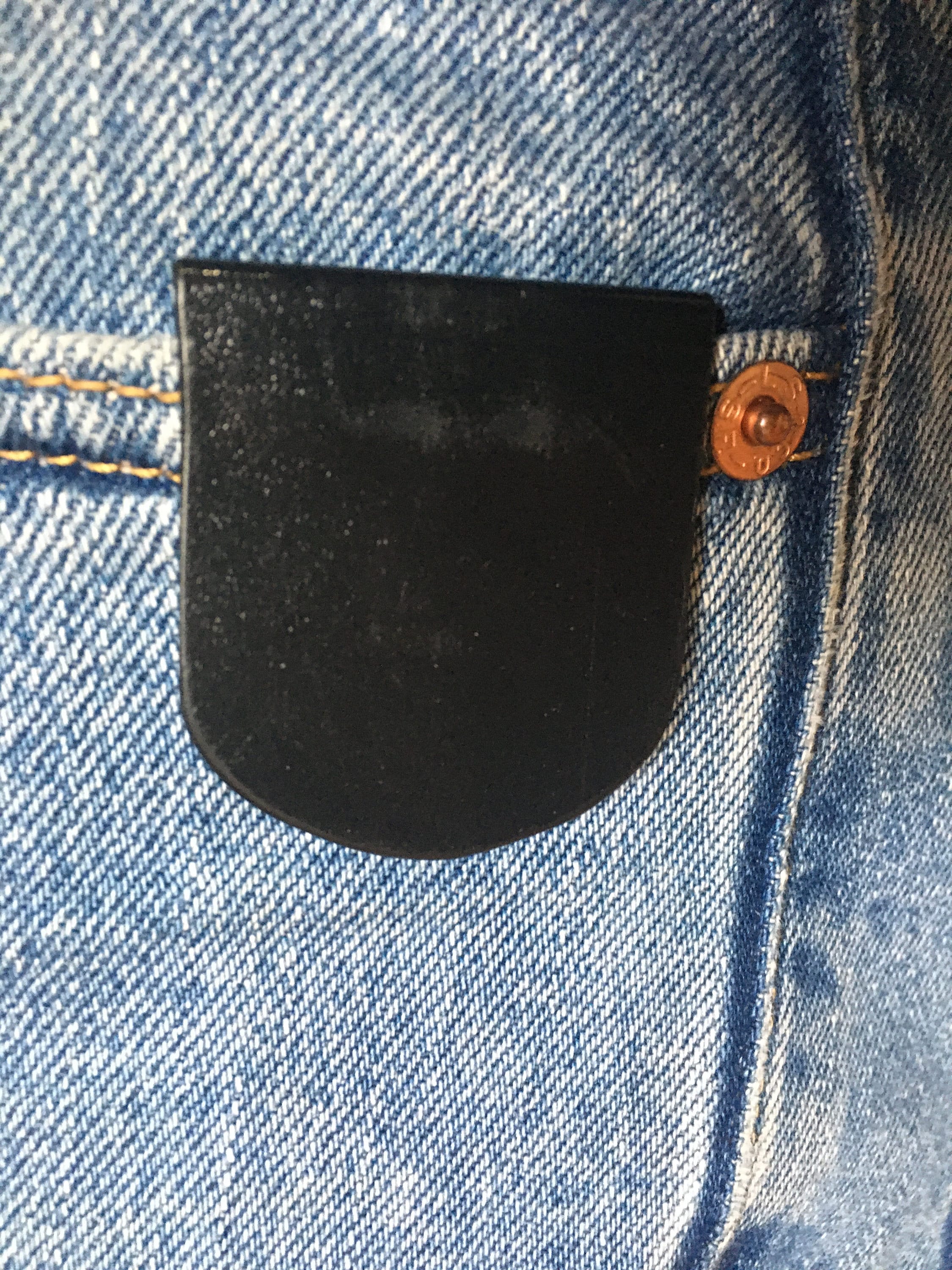 Black Pocket Slide - Etsy