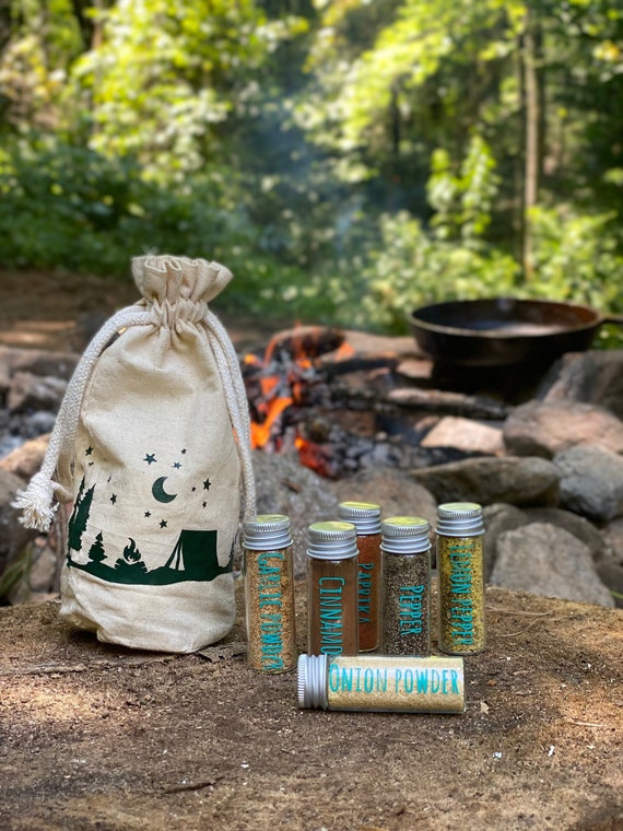 Camping Spice Kit Labeled Spice Bushcraft Camping Gift - Etsy