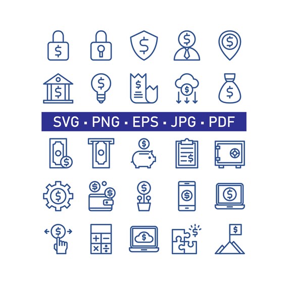 Financial Icons Svg