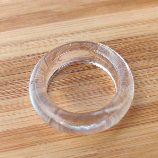 Clear Resin Ring - Etsy