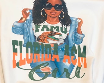Famu Girl Svg - Etsy
