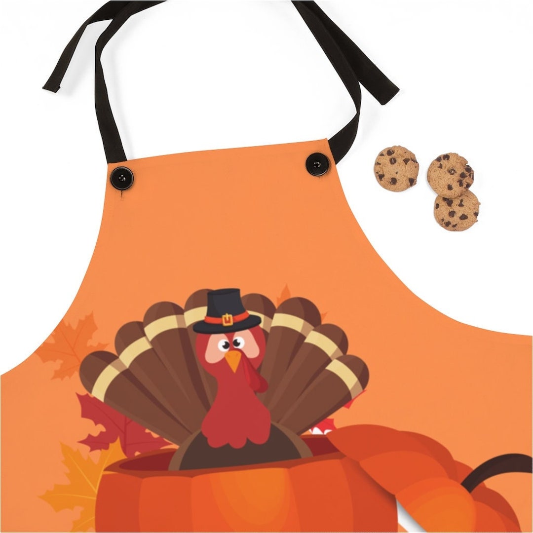 Thanksgiving Turkey Apron: Fun Fall Kitchen Smock - Etsy