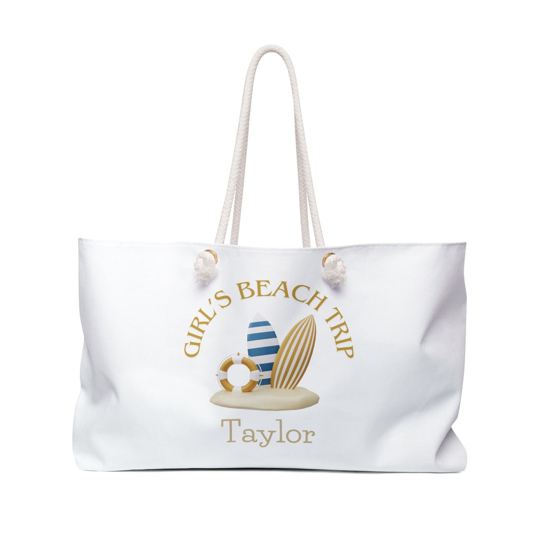 Personalized Girl's Beach Trip Weekender Bag Girls Weekend Gift for ...