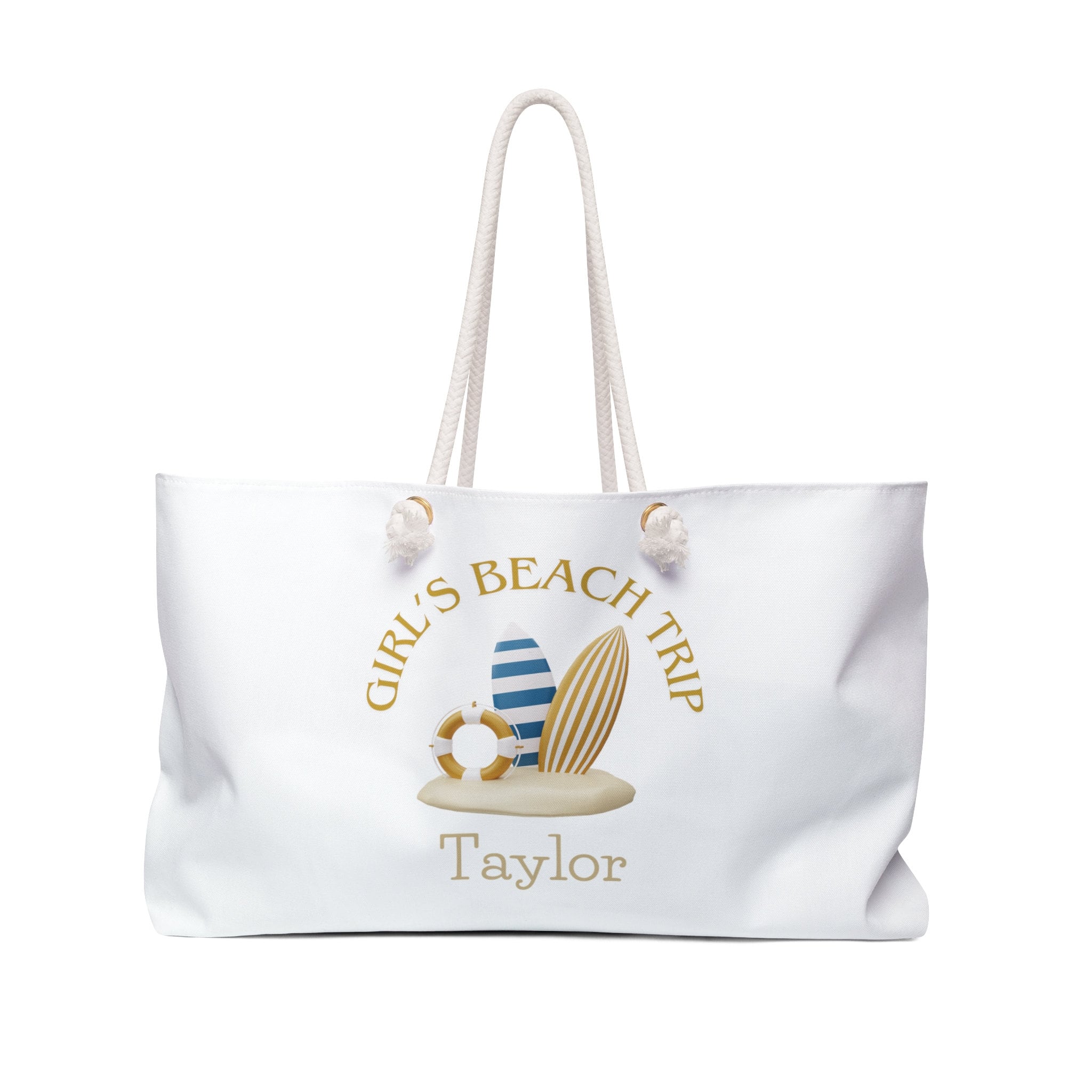 Personalized Girl's Beach Trip Weekender Bag Girls Weekend Gift for ...