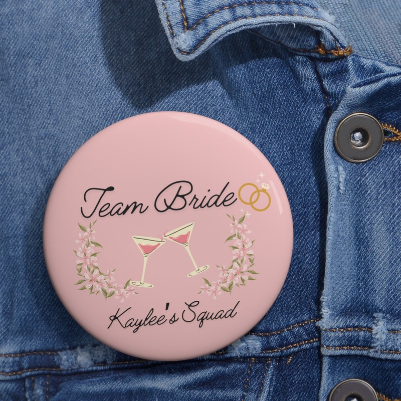 Bridal Party Buttons - Etsy