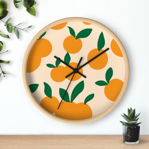Kiwifruit Fruit Wall Clock - Etsy