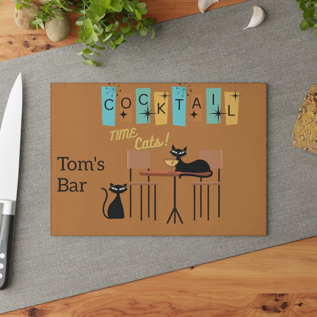 Personalized Bar Cutting Board Home Bar Decor Cocktail Chopping ...