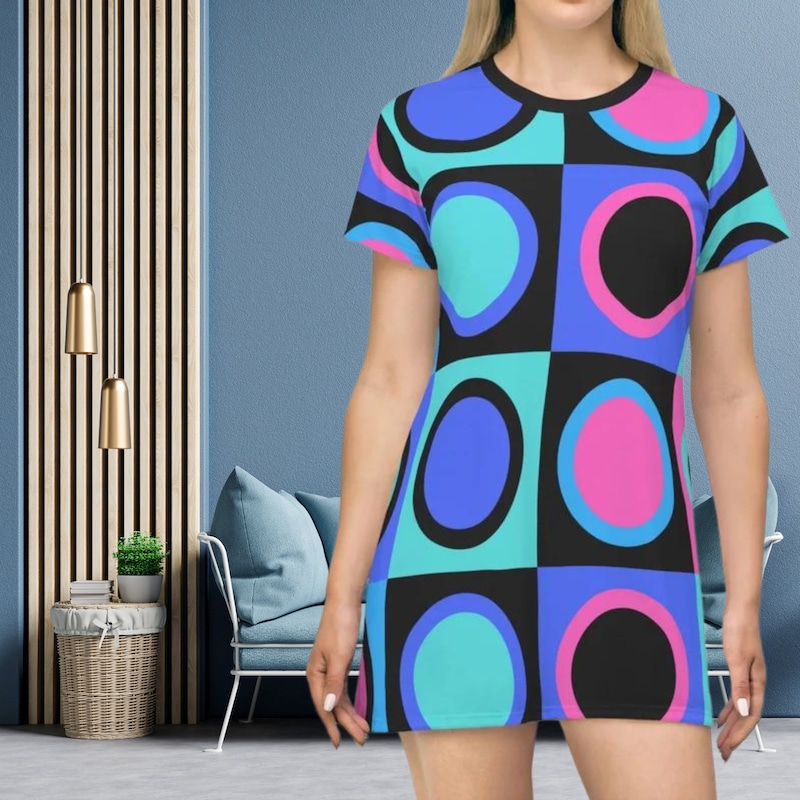 60s Mod Mini Dress - Etsy