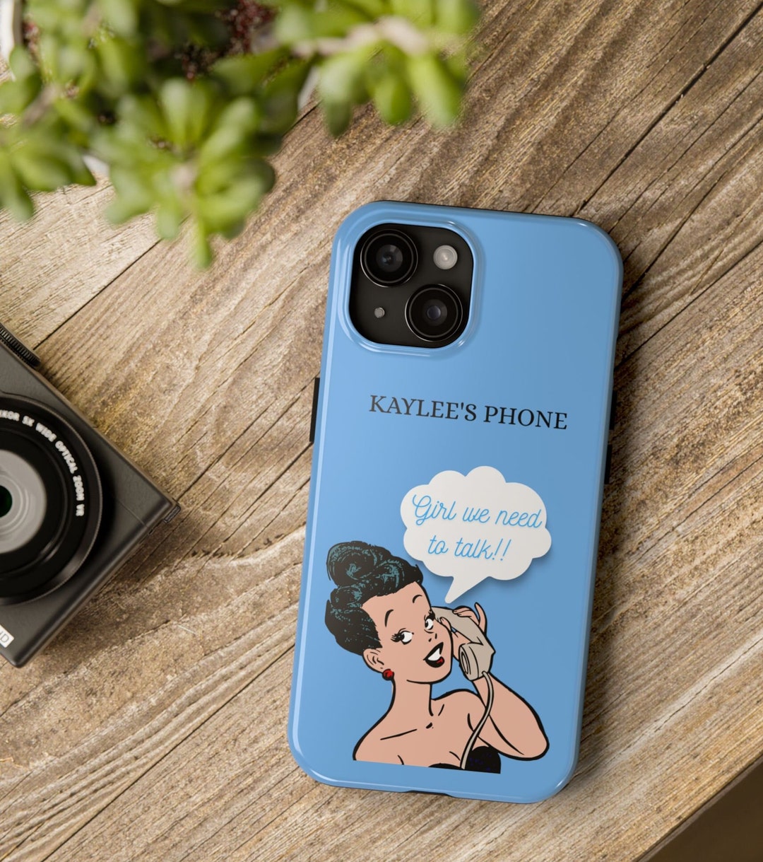 Personalized Funny Retro Themed Phone Case Bestie Gift Idea Multi Size ...