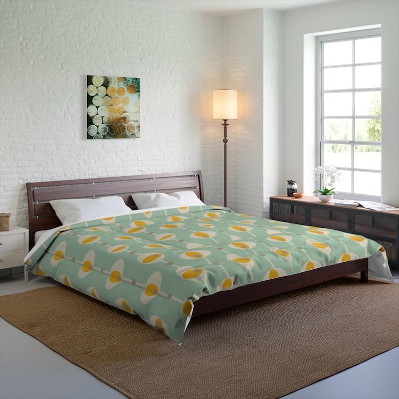 Mustard Yellow Comforter - Etsy