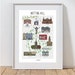 Map of Putney Putney Map Print Putney Map Illustrated Map of Putney ...