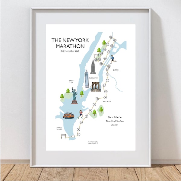 New York Map Big - Etsy UK