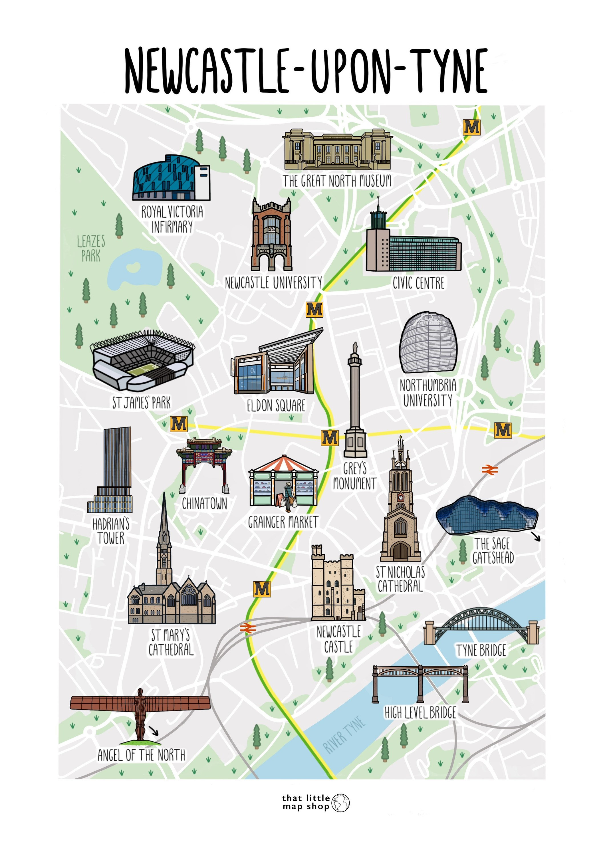 Mapa De La Universidad De Newcastle