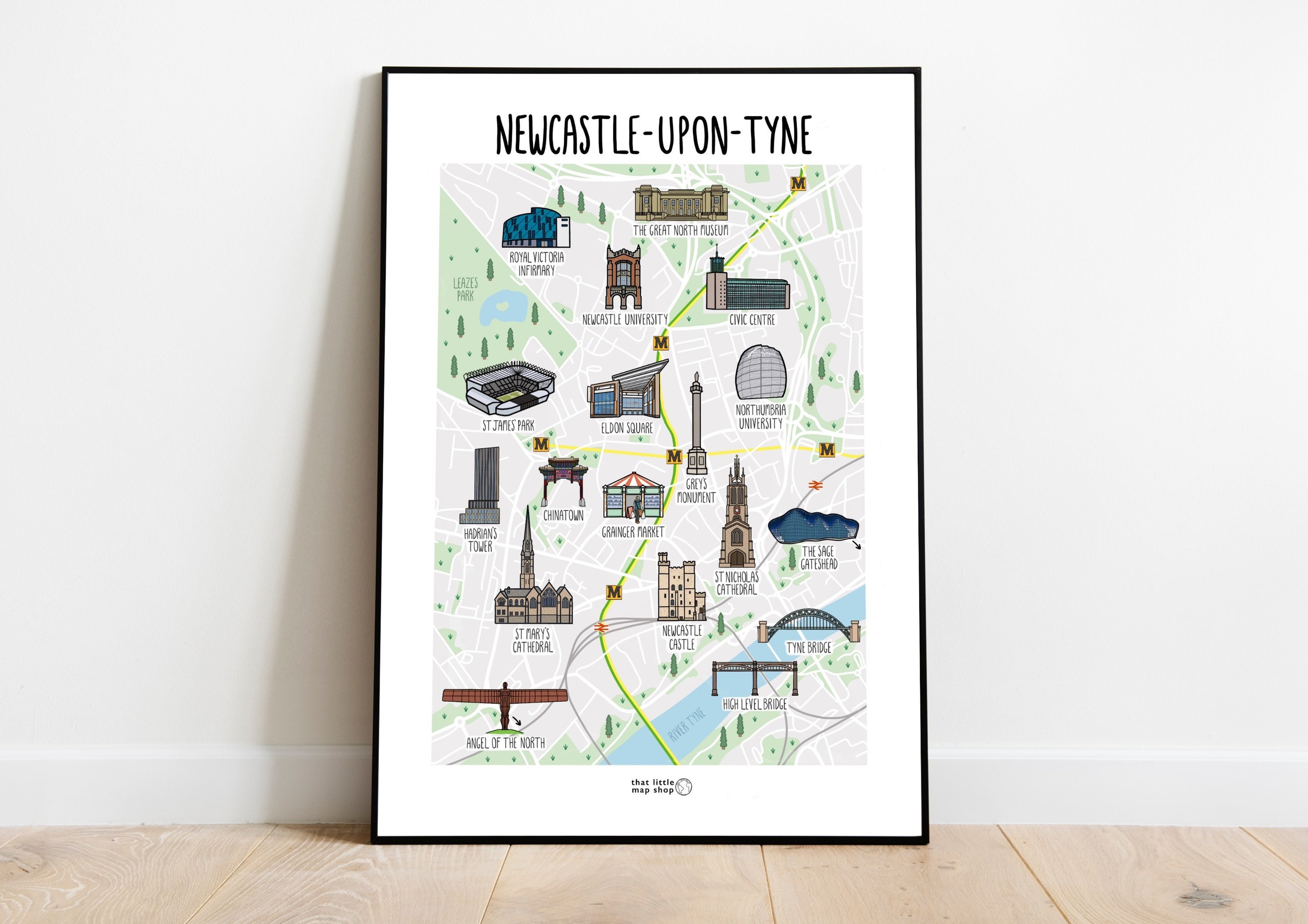 Mapa De La Universidad De Newcastle