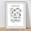 Map of Surbiton - Illustrated Map of Surbiton - Surbiton Map ...