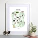 Dorking Map Print: Hand Drawn Illustrated Surrey Hills Art, Home Decor ...
