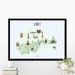 Surrey Map - Illustrated Map of Surrey - Surrey Map Illustration ...