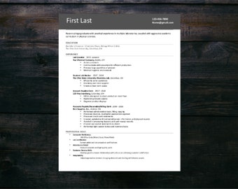 Color Block Resume Template Cover Letter & Banner - Etsy