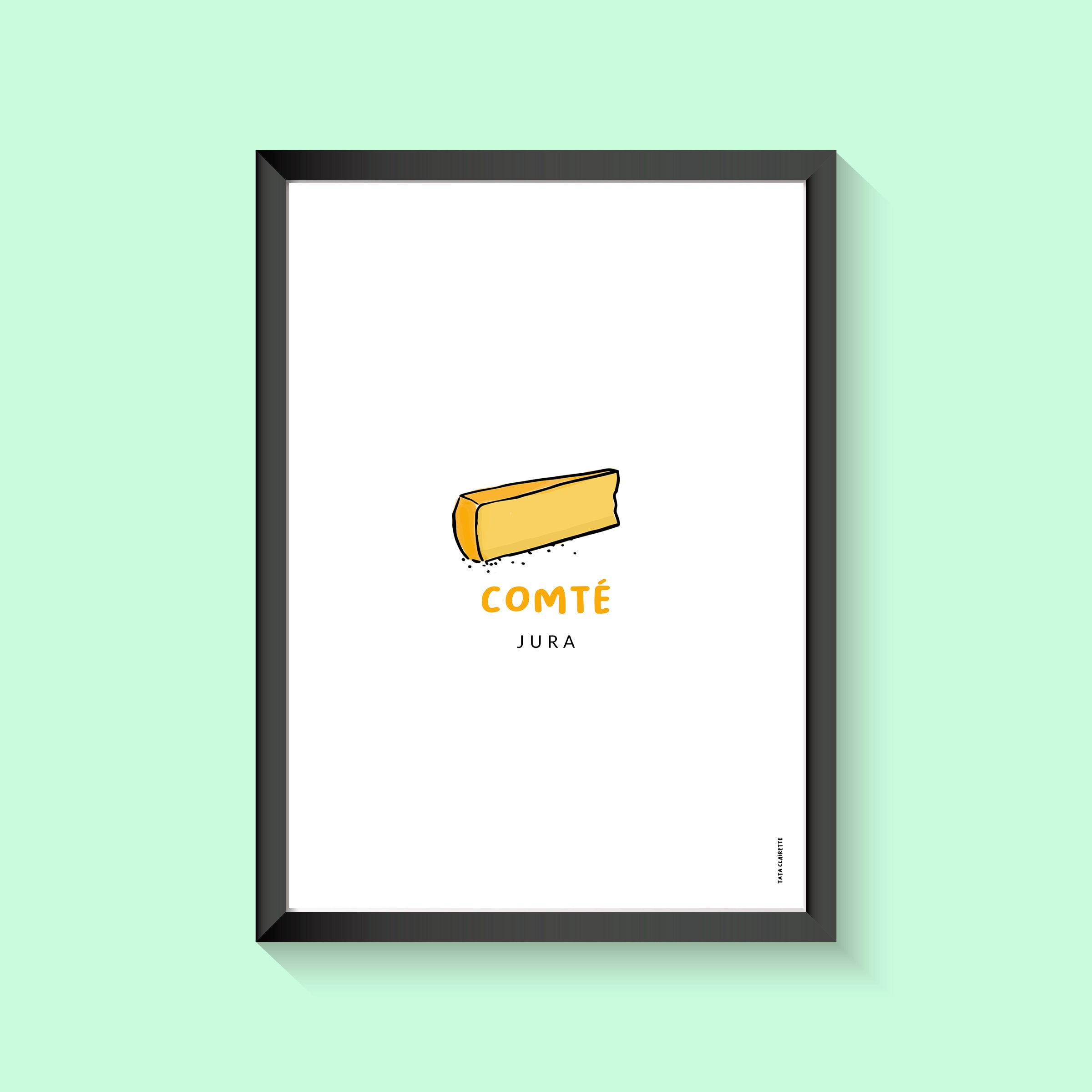 Jura Poster, Illustration on Paper, the County - Etsy