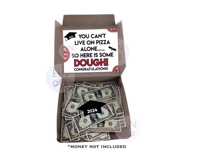 INSTANT DOWNLOAD Graduation Printables for Money Pizza Dough Gifts Grad ...