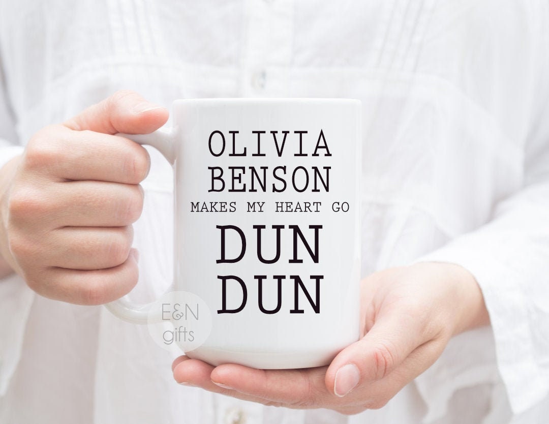 Law and Order SVU Mug, Olivia Benson Mug, Olivia Benson Makes My Heart ...
