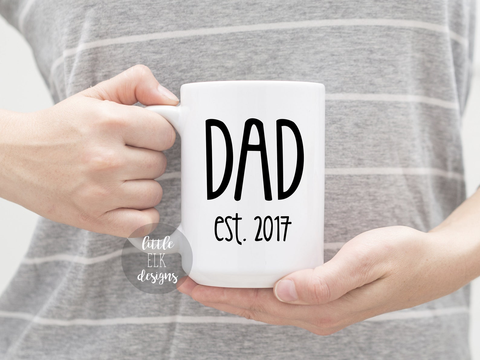 Dad Established Mug, Dad Est Mug, Dad Establighed Gift, New Dad Gift - Etsy