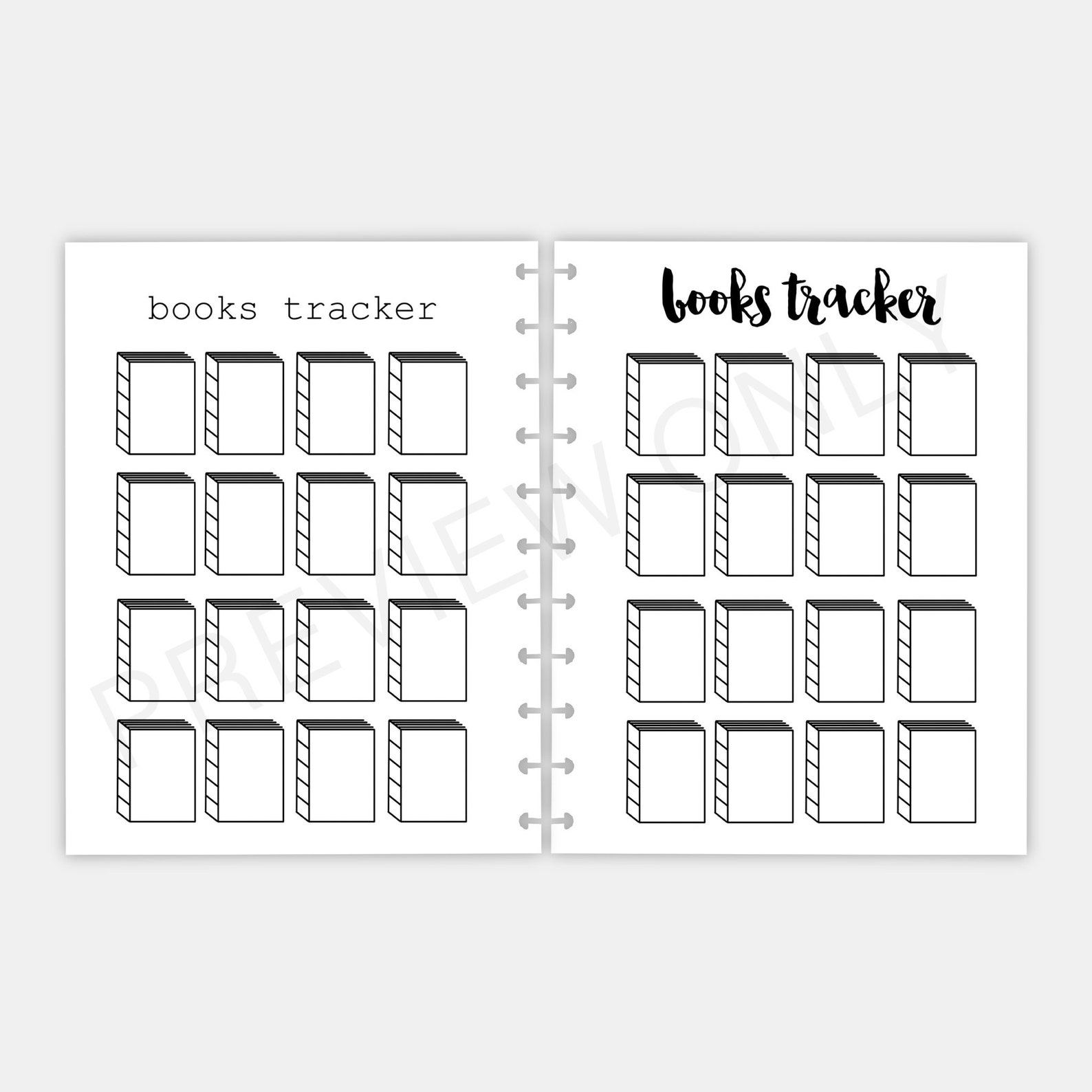 Letter Big Happy Planner V 2 Books Tracker Planner Inserts Printable letter-big-happy-planner-v-2-books-tracker-planner-inserts-printable