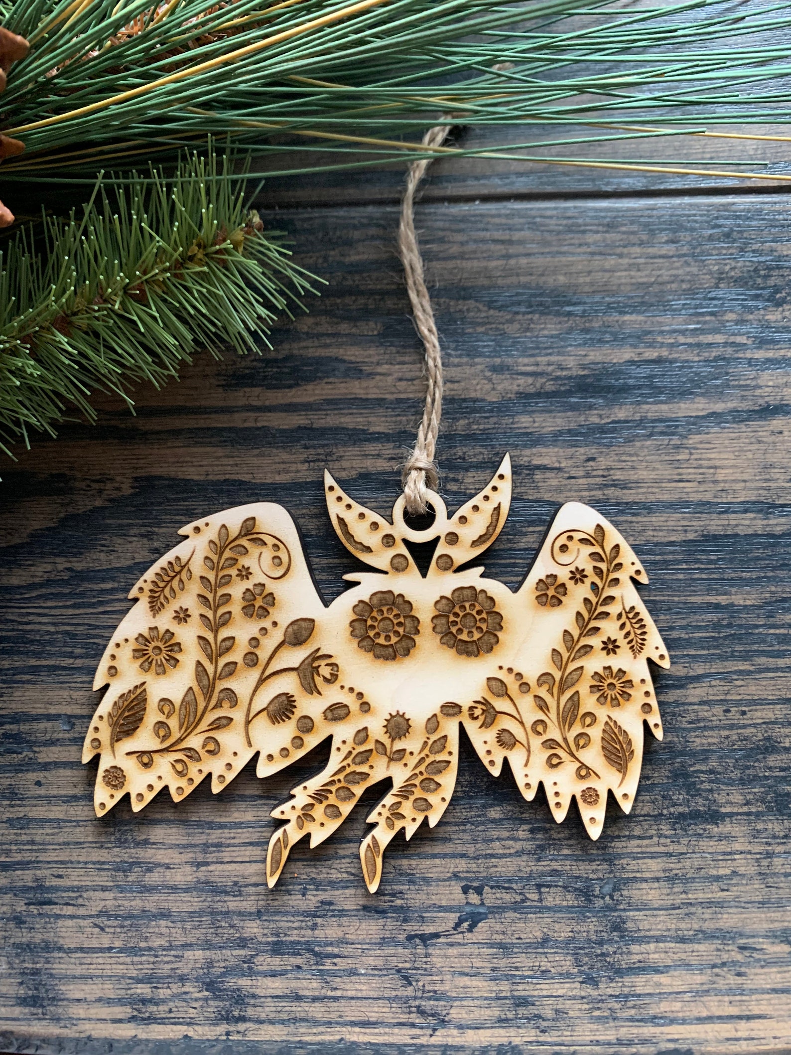 Scandinavian Folk Art Cryptid Ornament Set- Mothman- Bigfoot- Nessie ...