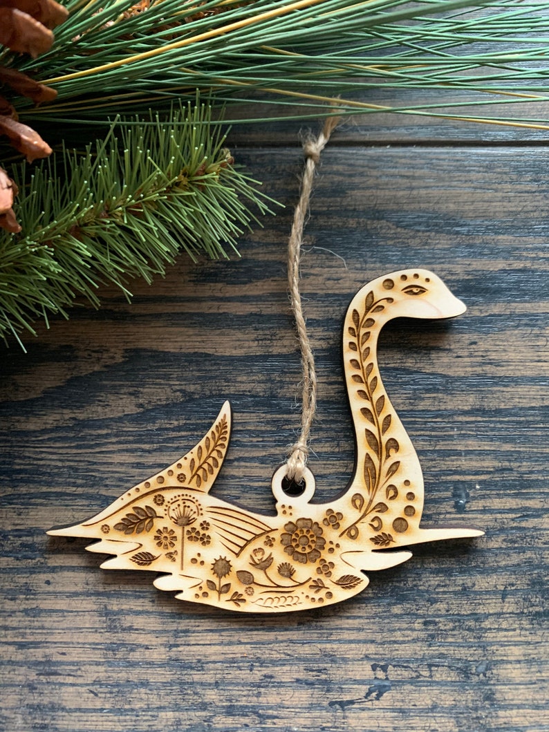 Scandinavian Folk Art Cryptid Ornament Set- Mothman- Bigfoot- Nessie ...