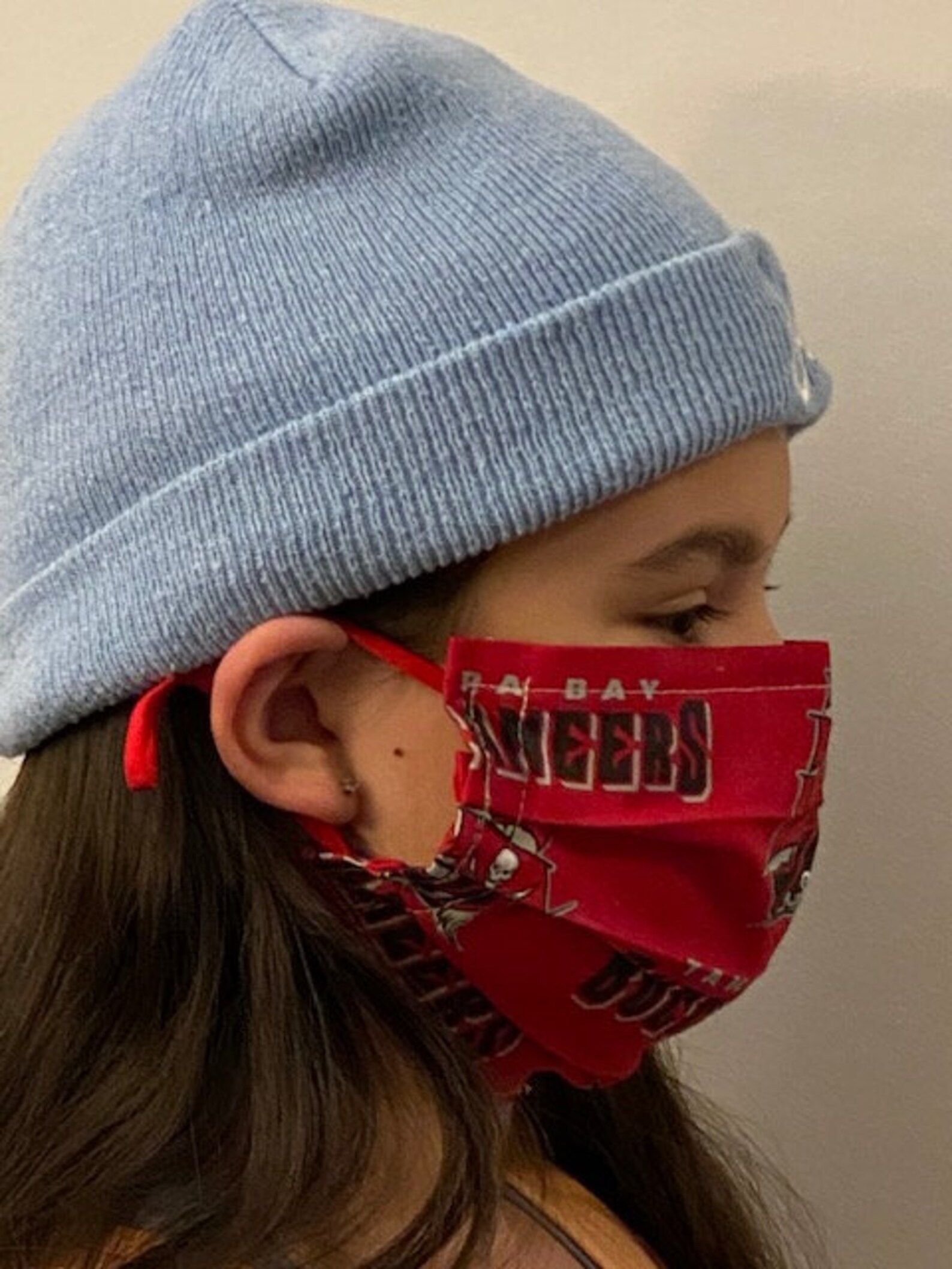 NFL Miami Dolphins facemask NFL Teams Adjustable Elastic Loop | Etsy