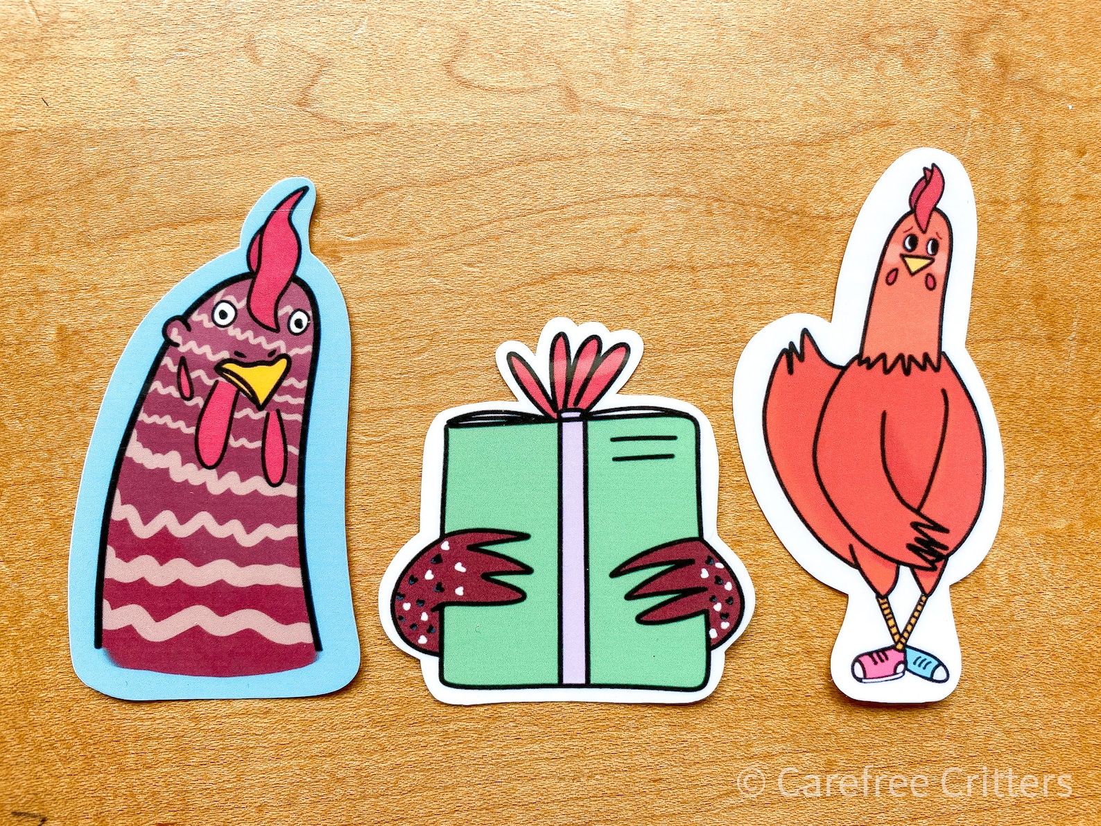 Sassy Chicken Sticker Collection | Etsy