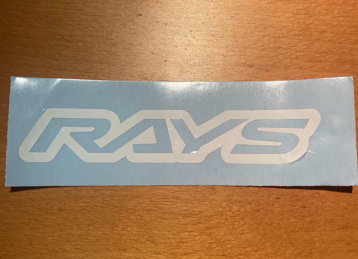 2x Rays Wheels Decal Sticker JDM - Etsy Italia