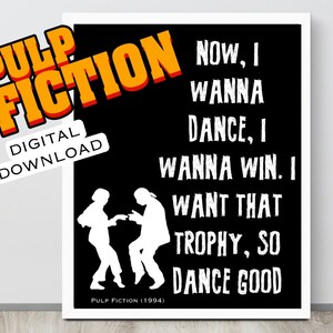 Pulp Fiction Quote Art Printable Pulp Fiction Poster Jack - Etsy