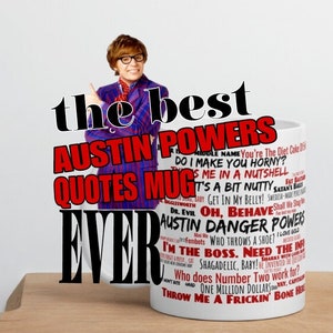 Funny Austin Powers Quotes - Etsy