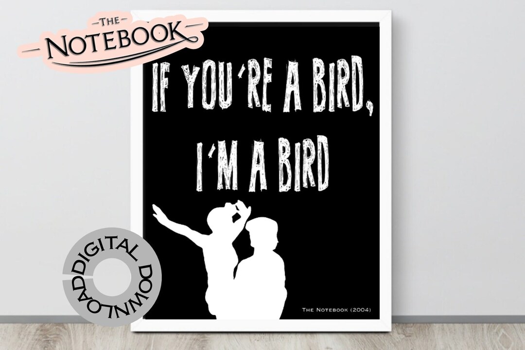 The Notebook Quote Art | the Notebook Minimalist Poster | Best Movie ...