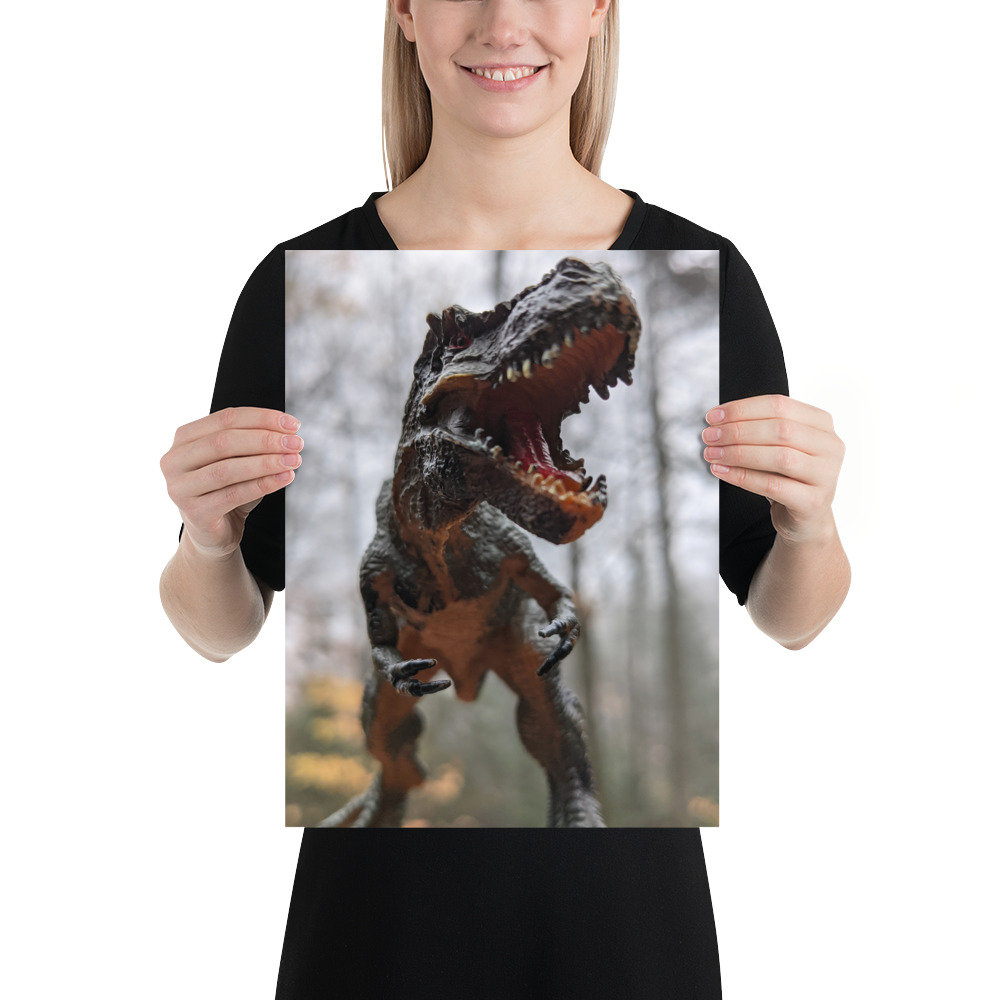 T-rex Photograph, Dinosaur Poster, Tyrannosaurus Rex Portrait, Dino ...