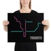 TORONTO SUBWAY Map Poster, Metro Line Minimalist Art, Toronto City ...