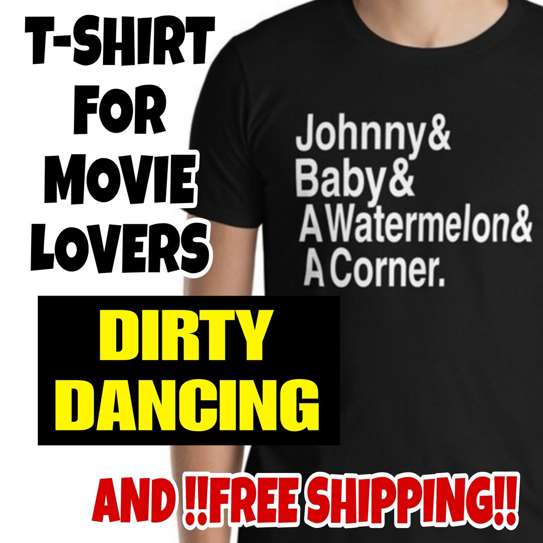 DIRTY DANCING T-shirt | Helvetica Names List | 80s Movie Short-sleeve ...