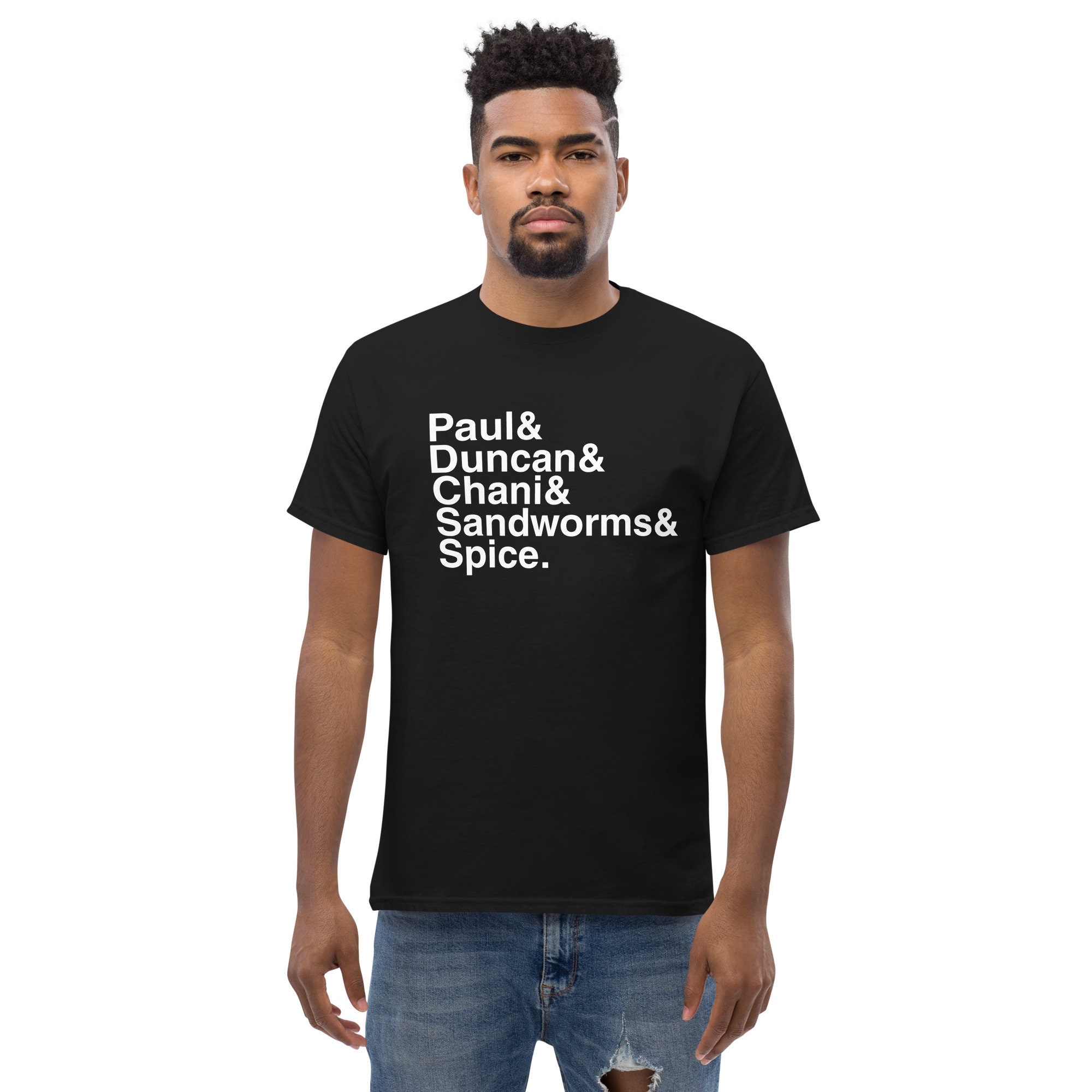 DUNE Name List T-shirt | Movie Shirt | Sci-fi Movie | Paul Duncan Chani ...