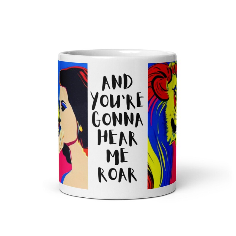 Katy Perry Pop Art Mug Katy Perry Coffee Mug Roar Lyrics - Etsy