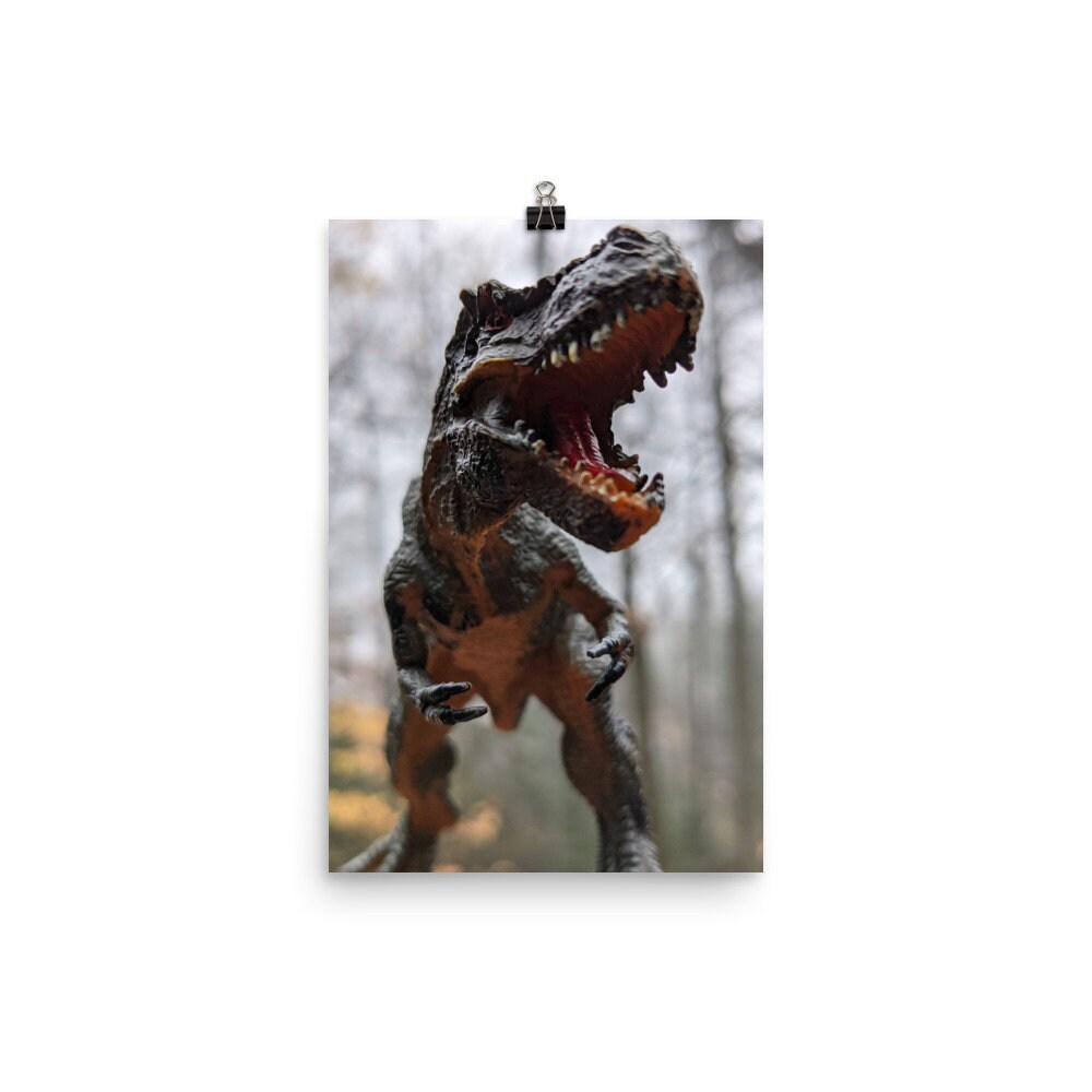 T-rex Photograph, Dinosaur Poster, Tyrannosaurus Rex Portrait, Dino ...