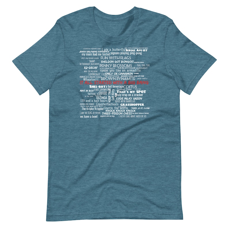 Ultimate BIG BANG THEORY T-shirt | Tv Show Unisex T-shirt | Big Bang ...