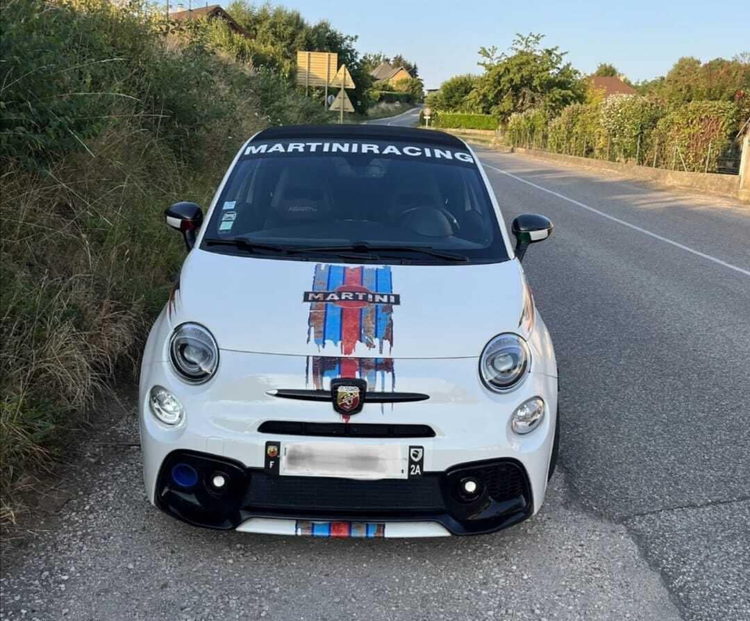 Kit Deco Martini Compatible Fiat 500 ABARTH Scratched Rustees Shabby ...
