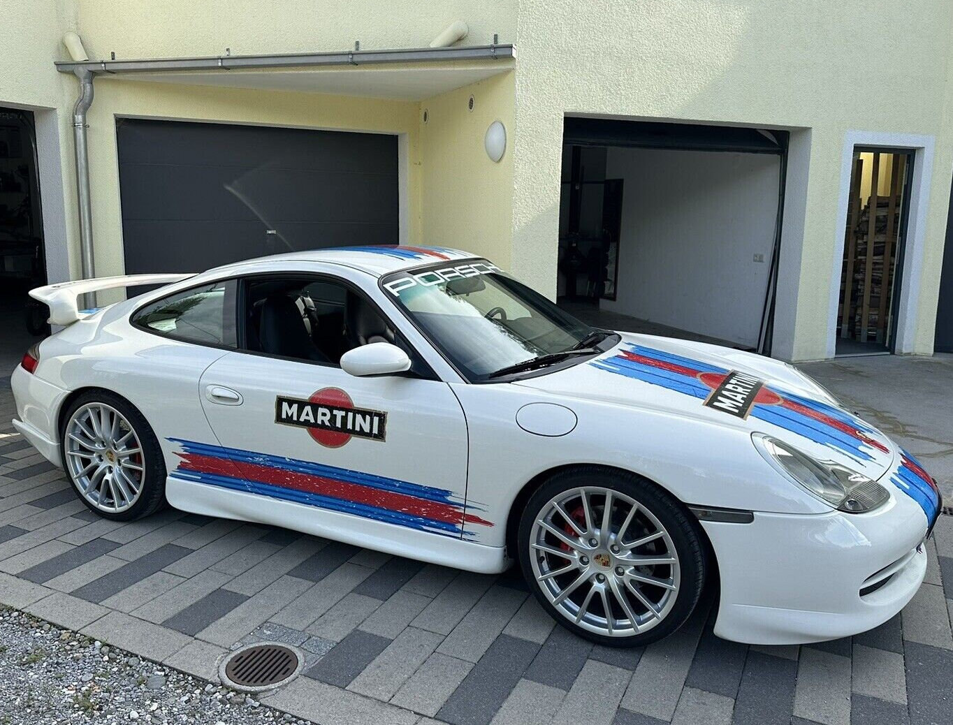 Scratched Martini Racing Stripes Compatible Porsche Carrera Cayman ...