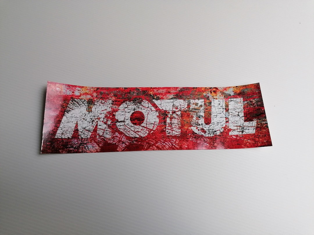 MOTUL Rusty Effect Corrosion Stickers - Motor Oil Vintage Sticker MDST ...