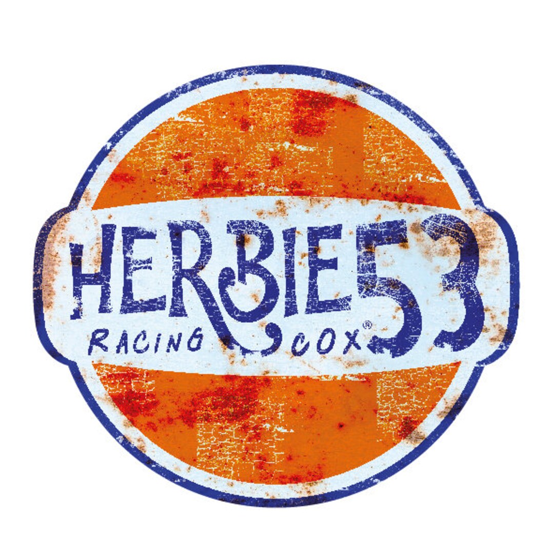 Polymer Sticker: HERBIE GULF OIL Ref 02 - Sticker Ø 3 to 120 Cm Racing ...