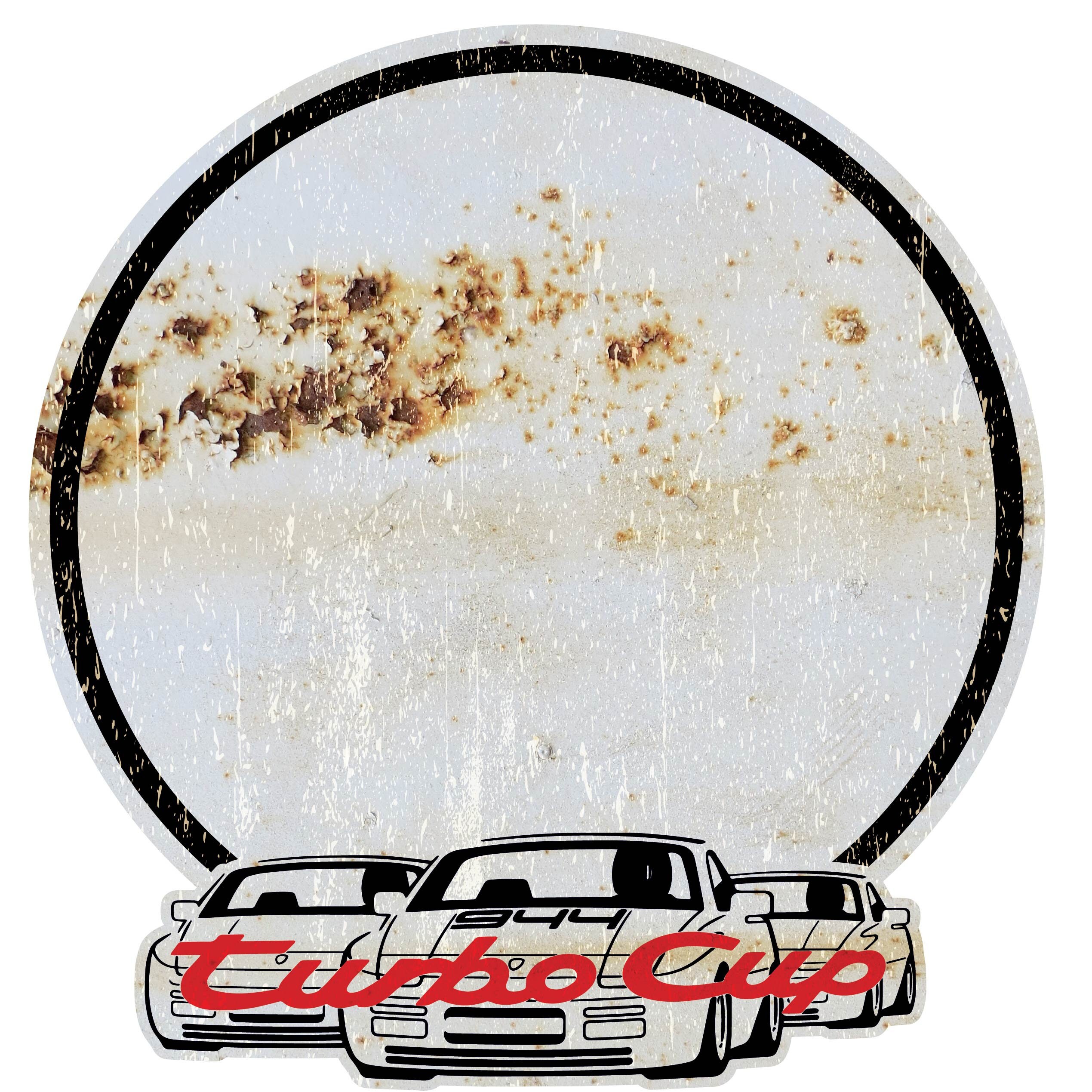 Polymer Sticker: Porsche 944 Turbo Cup Doors Number Vintage Black ...