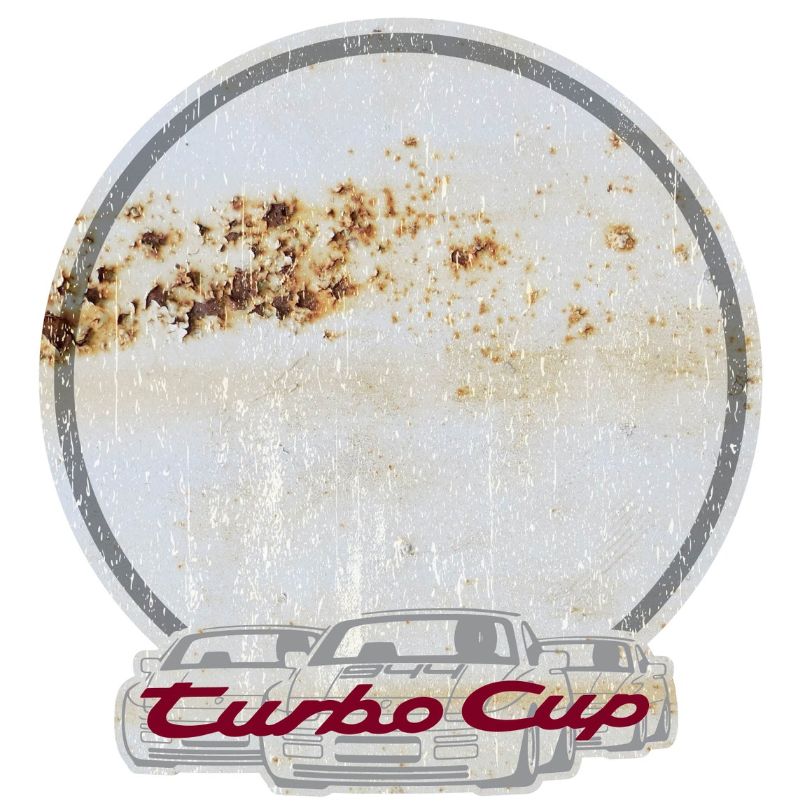 Polymer Sticker: Porsche 944 Turbo Cup Doors Number Vintage Black ...